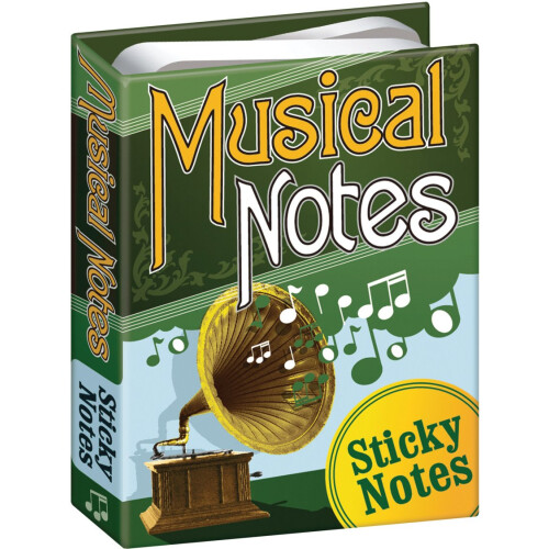 Musical Notes - Sheet Music Themed Sticky Notes Booklet on OnBuy