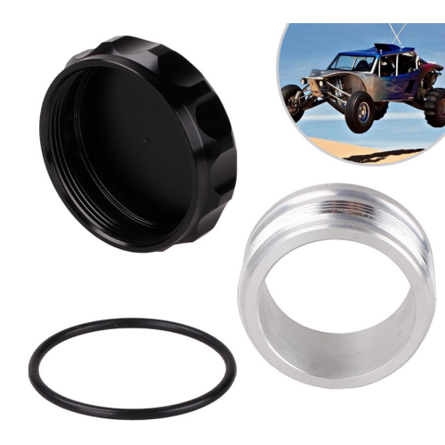(2 inch) Black 1 inch-2.5 inch Weld Billet On Filler Neck Cap Oil Fuel ...