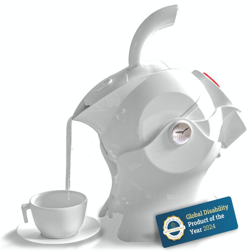 Uccello Electric Safety Kettle | White Tipper Base Included ...