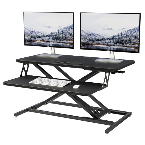 ERGOMAKER Height Adjustable Standing Desk Converter - 81cm (32 Inch ...