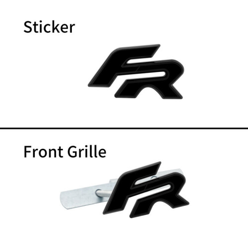 (Sticker, 8) Car Decor 3D Metal FR Logo Side Fender Rear Trunk Sticker ...