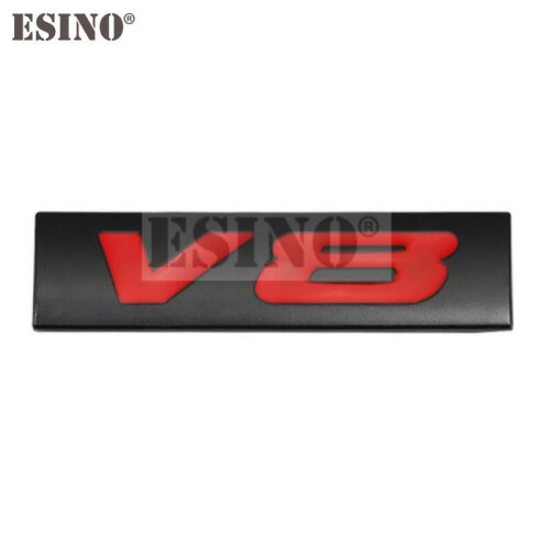 (V8 3) Car Styling 3D V6 V8 4 x 4 Logo Metal Zinc Alloy Car Sticker ...