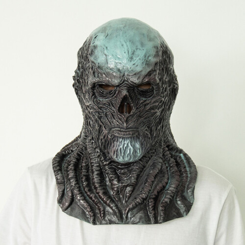 (vecna mask 1 no led) Vecna Stranger Things Mask Cosplay Horror Devil ...