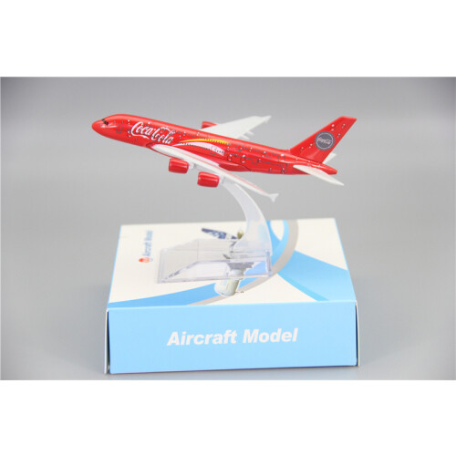 (COLA A380) Alloy Metal Red Air Malaysia Airlines A380 Diecast Airplane ...