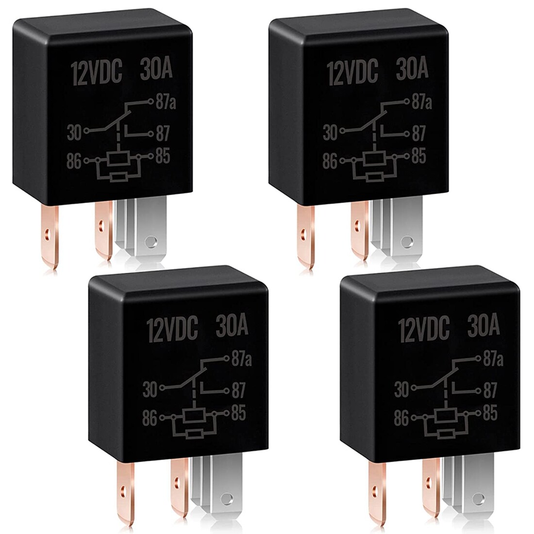 Relé automotivo de 5 pinos 12V 30A, relé de partida, relé para serviço ...