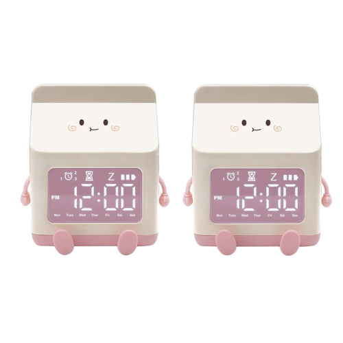 Melkpak Elektronische Wekker Student Mini Countdown Leuke Kleine Wekker ...