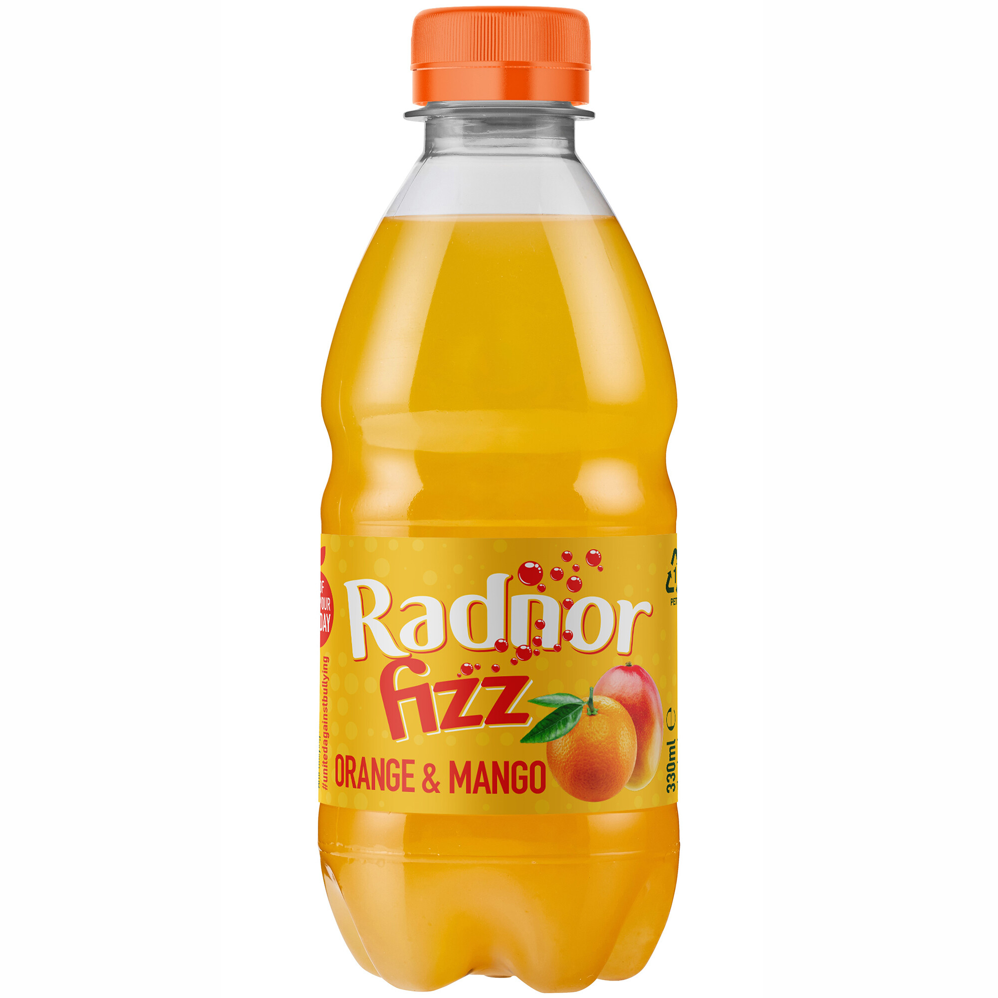 Radnor Fizz Orange & Mango Sparkling Juice Drink 24x330ml - 45% juice ...