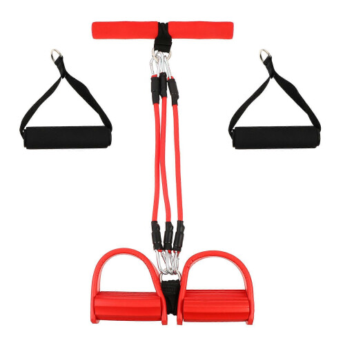 1 Set of Pedaled Type Pull Rope Training Rope Sit-Up Pulling Rope for ...