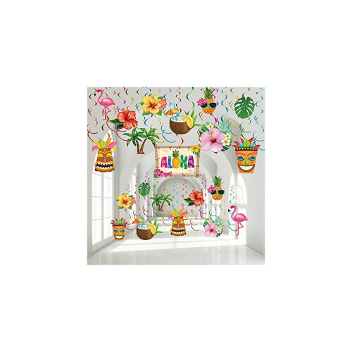30 piezas de decoraciones colgantes en espiral para fiesta de ...