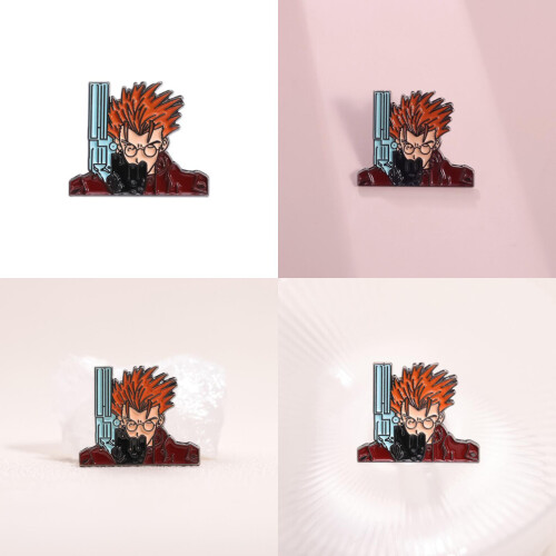 Broche llamativo de dibujos animados de anime, diseño único y colorido ...