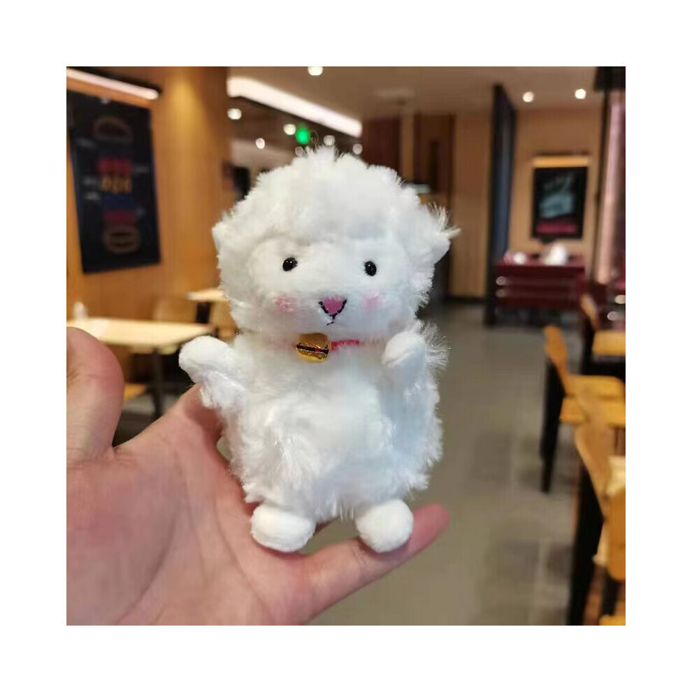 (Llavero de perla) Llavero de peluche de cordero de dibujos animados ...