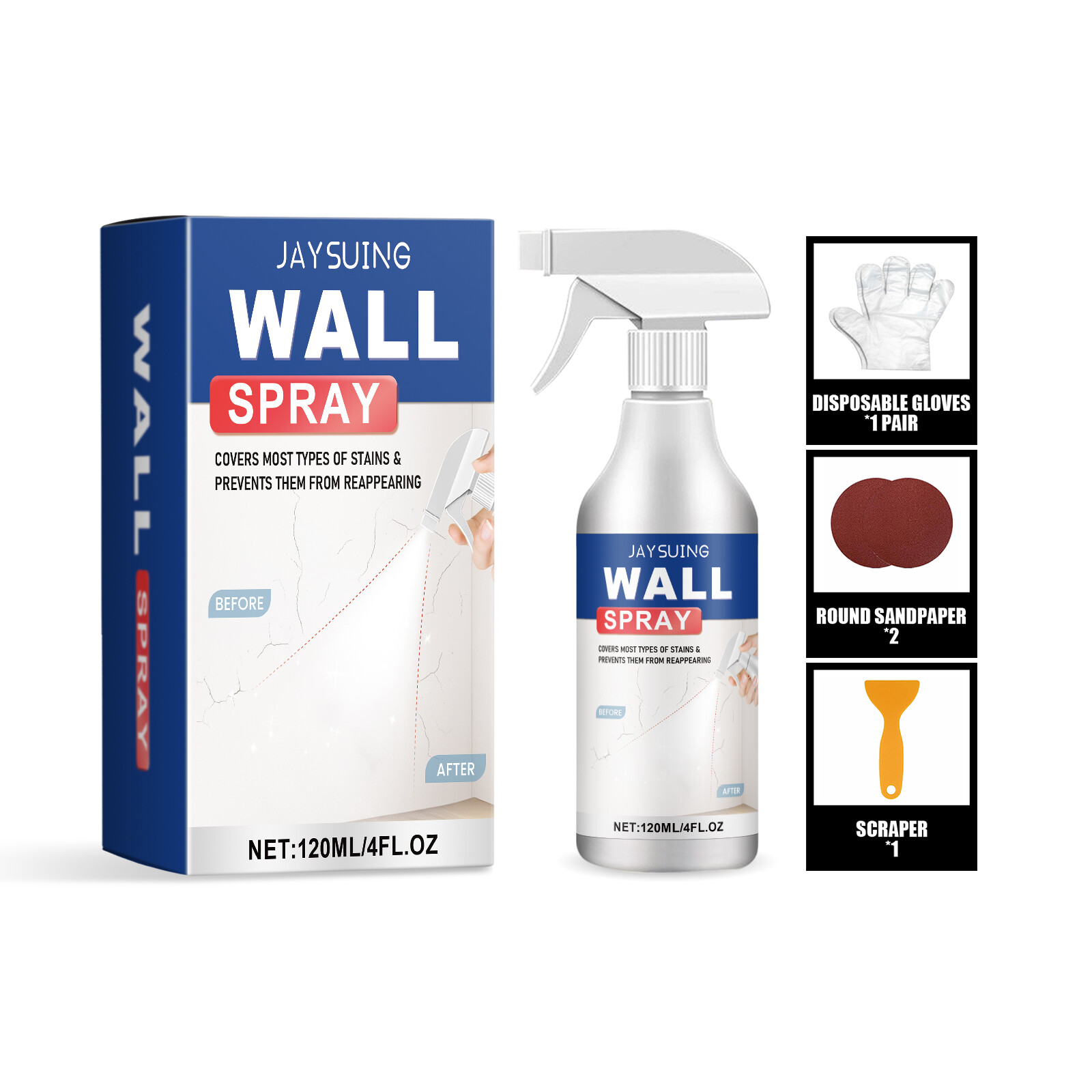 Peinture en spray pour r??novation de mur Jaysuing - Peinture l??g??re ...