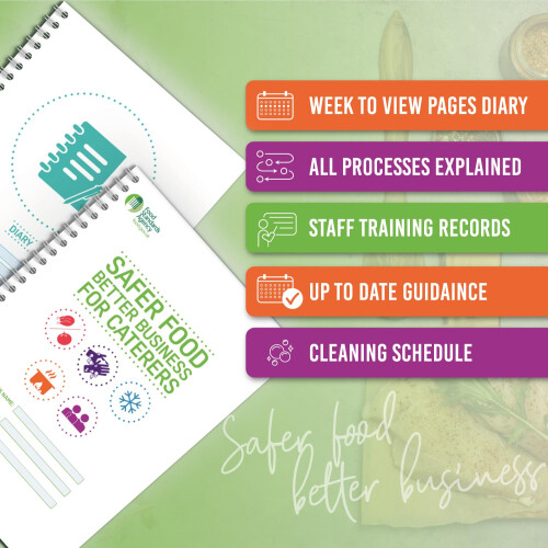 Food Safety Book 2025, for Caterers Restaurants and Takeaways with 13 ...