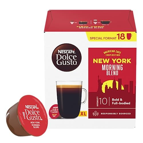 NESCAF? Dolce Gusto - New York Morning Blend - 18 capsules - 3 Packs - 54 Cups on OnBuy