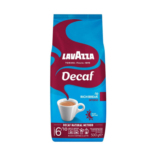Lavazza, Decaf Intenso - My Rich Break, Coffee Beans, Ideal for ...
