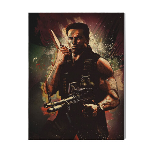 (John Matrix=8652) Canvas Print Film Retro Movie Vintage Cinema Poster ...