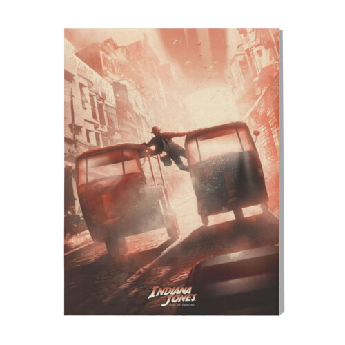 (Dial Of Destiny=9876) Canvas Print Film Retro Movie Vintage Cinema ...