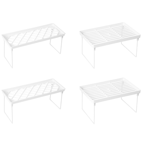 Opbergrek voor in de kast, opvouwbaar plankje, kruidenrek, opbergrek ...