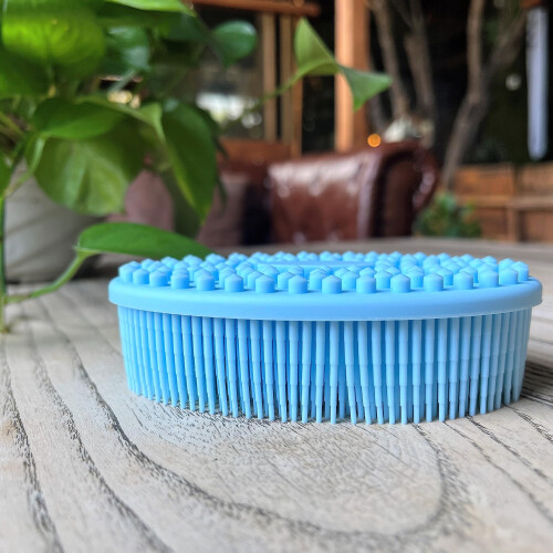 Premium Sensory Brush for Kids or Autism Soft Silicone Body Scrubber 2 ...