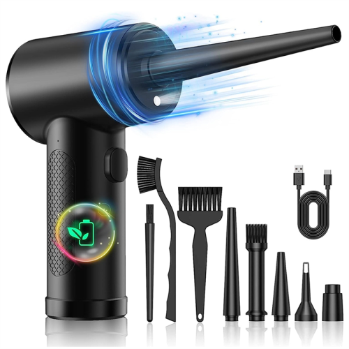 Soprador de pó de ar comprimido para limpeza de teclado elétrico para ...