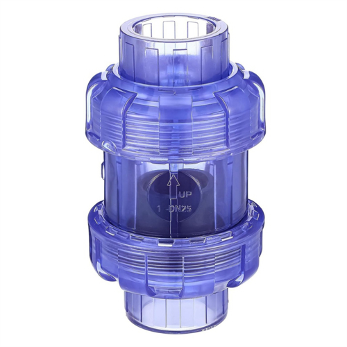 Clear UPVC Check Valve True Union Swing Check Valves Backflow Valve ...