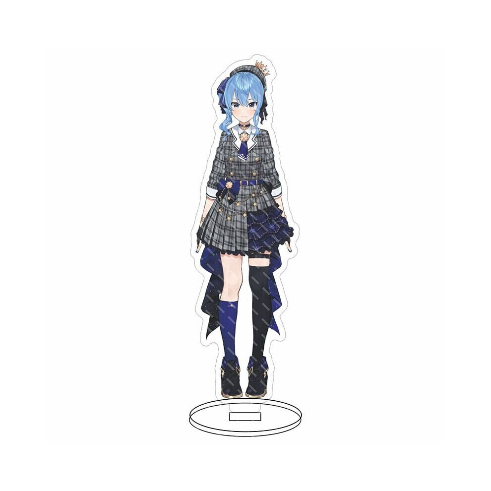 (Ensemble à carreaux) Hololive Vtuber Stand Figure Aqua Akai Usada ...