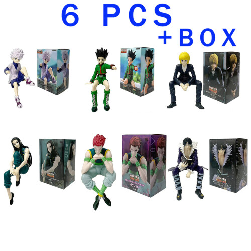 (HUNTER-6PCS BOX)Hunter x Hunter Anime Figure Phantom Troupe Hisoka ...