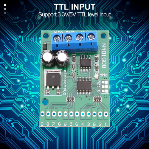 Commutateur numérique d'entrée/sortie 8 canaux TTL LvTTL CMOS RS485, module de contrôle d'E/S ...