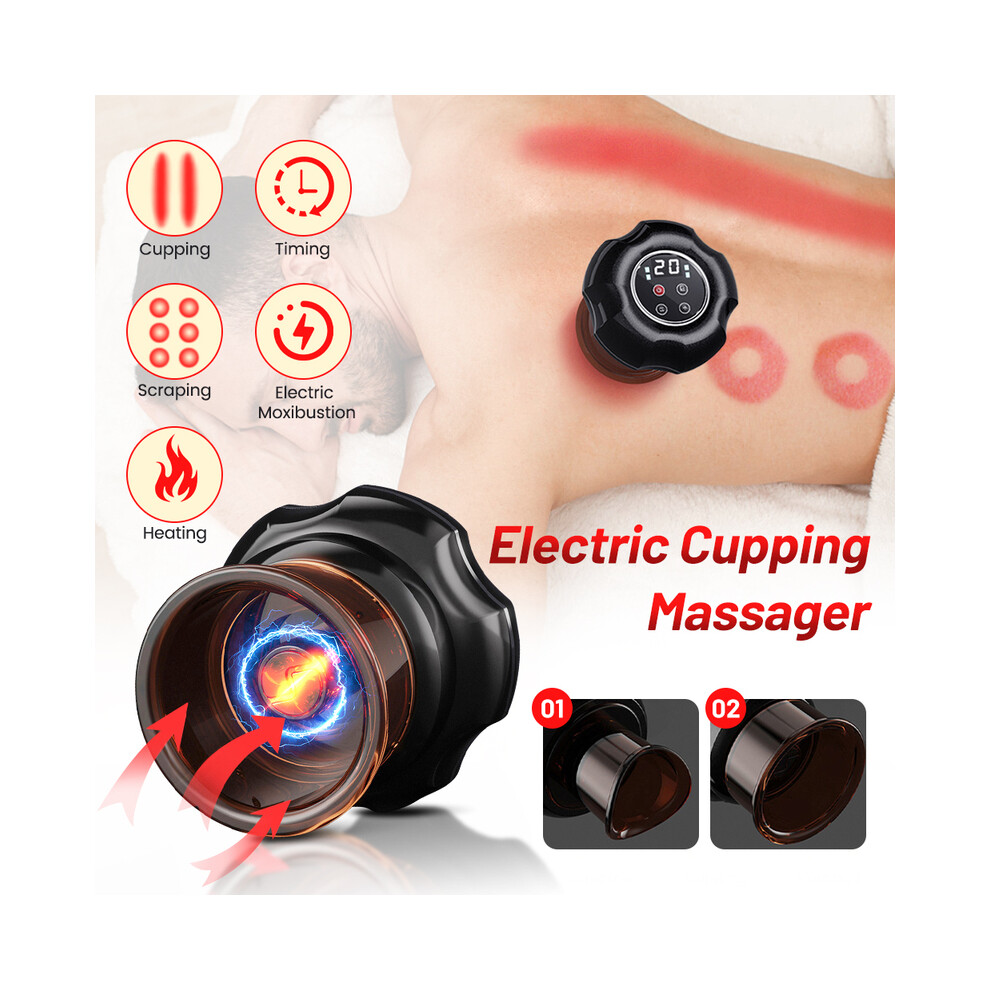 (C-GD)Electric Vacuum Cupping Electric Moxibustion Deep Massage ...