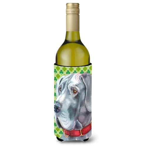 Isolateur pour bouteille de vin et boisson Great Dane, motif tr fle de la Saint-Patrick ...