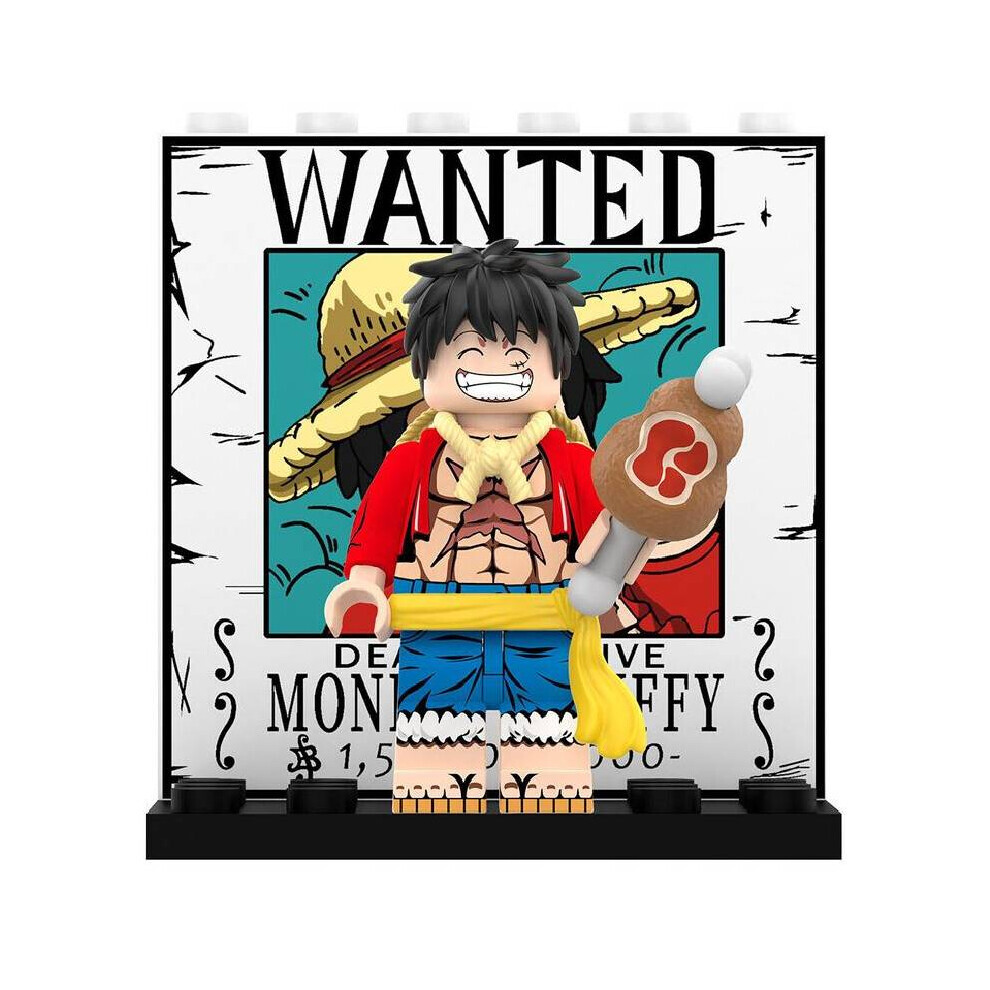 (Λευκό) Piece One Luffy Building Block Figures Diy Toys Abs Πλαστικό ...
