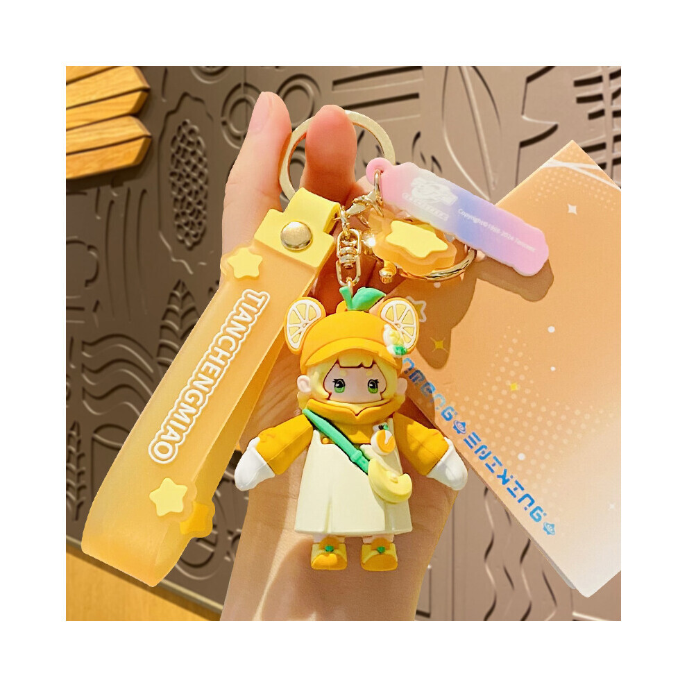 (Chat) Yuan Porte-clés à collectionner Meng Zhi Xing, modèles rares ...