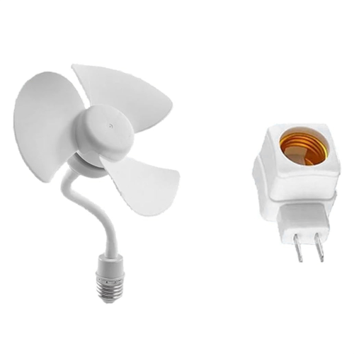 Ventilador universal de rosca E27, ventilador de techo con base roscada ...