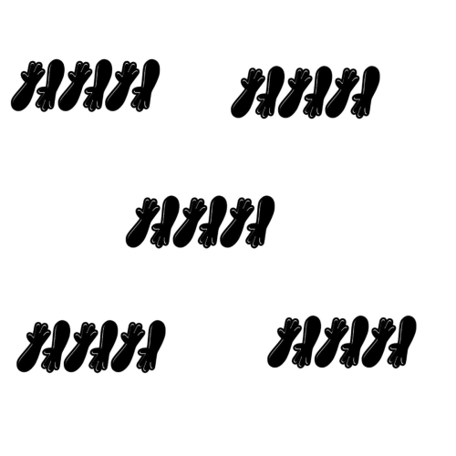 Funny Socket Cover Decals, Wall Stickers, (6 Outline Decals and 6 Solid ...