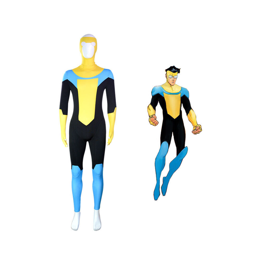 (Mark Grayson, XXL) Costume de Cosplay Invincible, body de héros, Cape ...