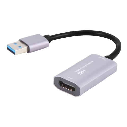 Video Capture Card USB 3.0 HD Audio 4K 60FPS Game Real-Time Streaming ...