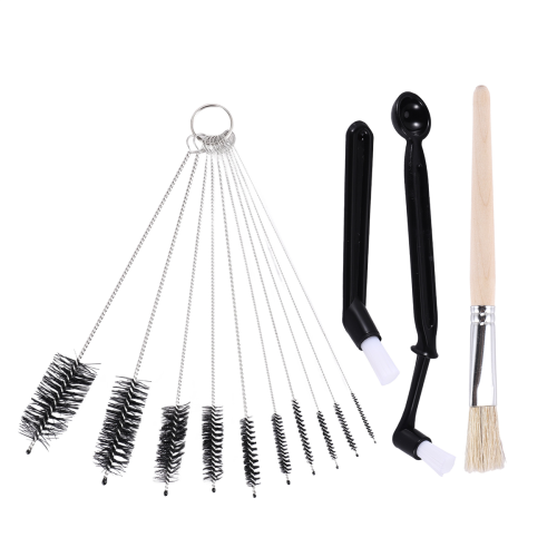 Coffee Cleaning Brush,4 Pieces Tea Bean Grounds Cleaner Tool Set for ...