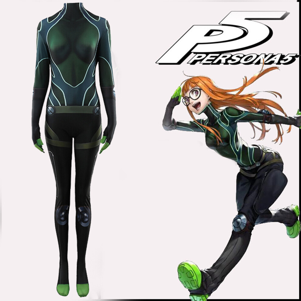 (Femme adulte, XXL) 5 Persona Futaba Sakura combinaison Costume de ...
