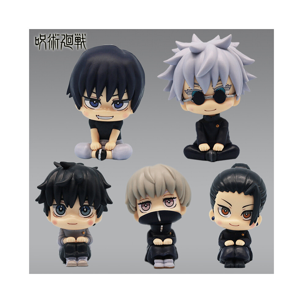 (5 pièces) 10 cm Jujutsu Kaisen Mini figurines Satoru Gojo Figure ...