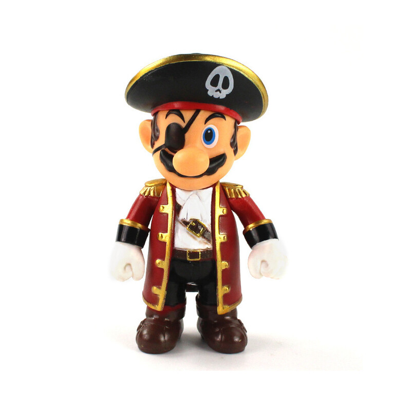 (A01-12CM)Spel Super Mario Bros Tecknad dockor Modell Anime Figurer ...