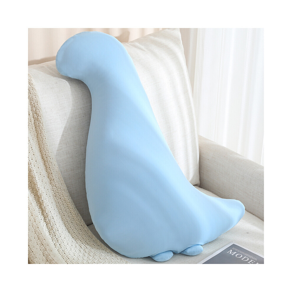 (Dragón gordo azul, 60 cm/23,62 pulgadas) Peluche de dragón, almohada ...