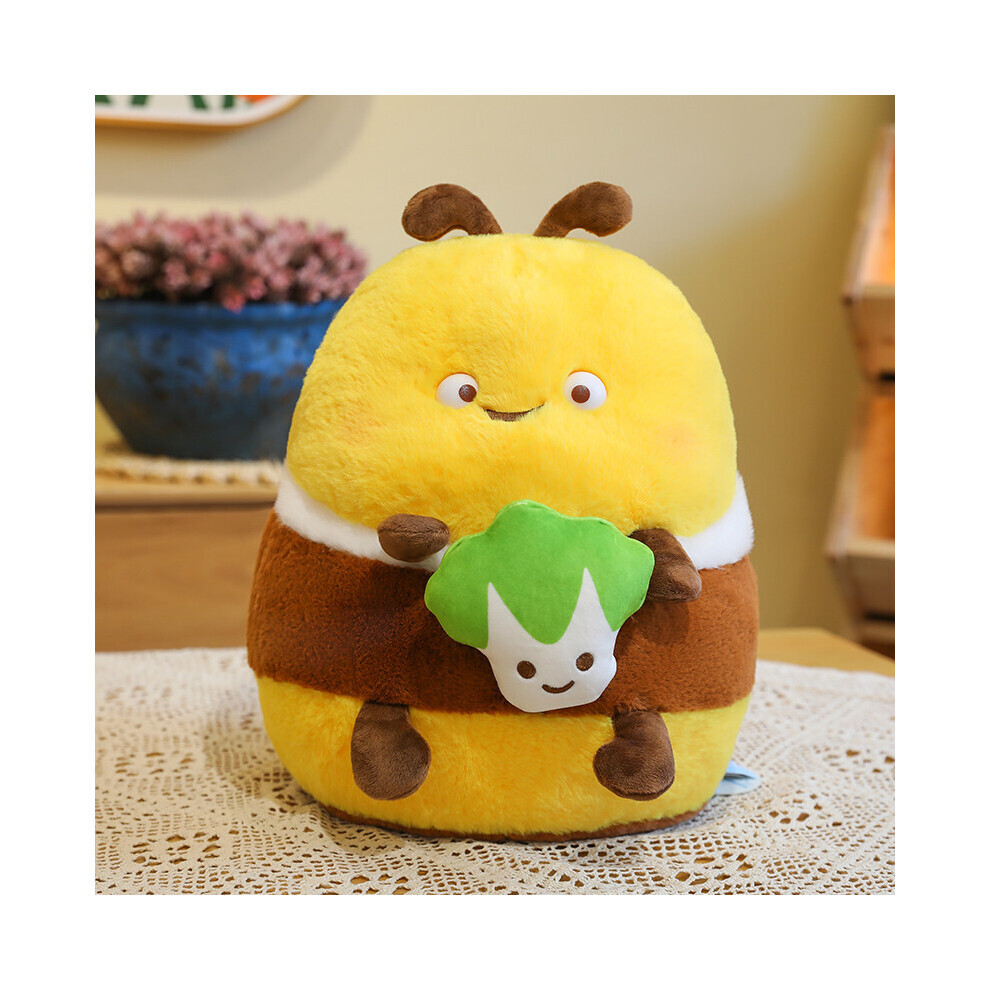 (Vegetal, 35 cm) Juguete de peluche de abeja, payaso, mango, tiburón ...