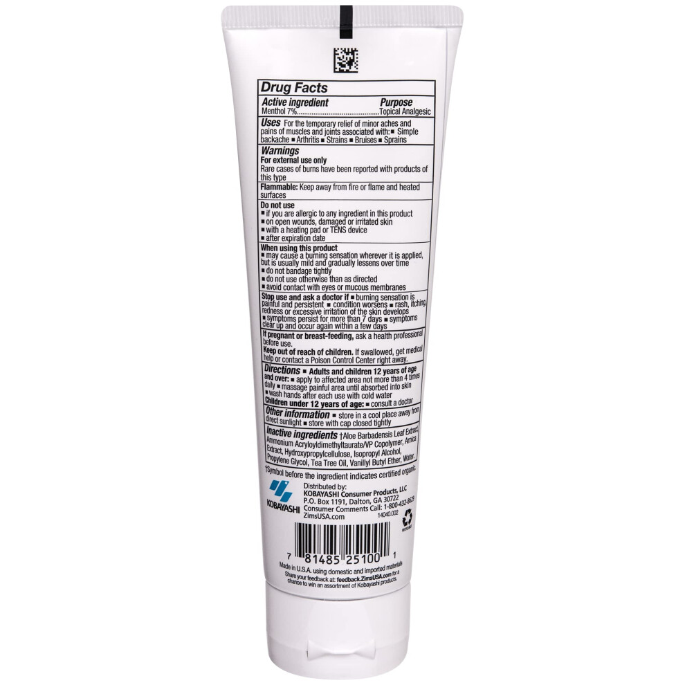 Gel Zim's Max Freeze Pro Formula 4 onces on OnBuy