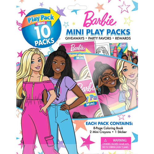 Barbie Play Packs | Barbie Party Favors | 10 Mini Packs | Grab & Go ...
