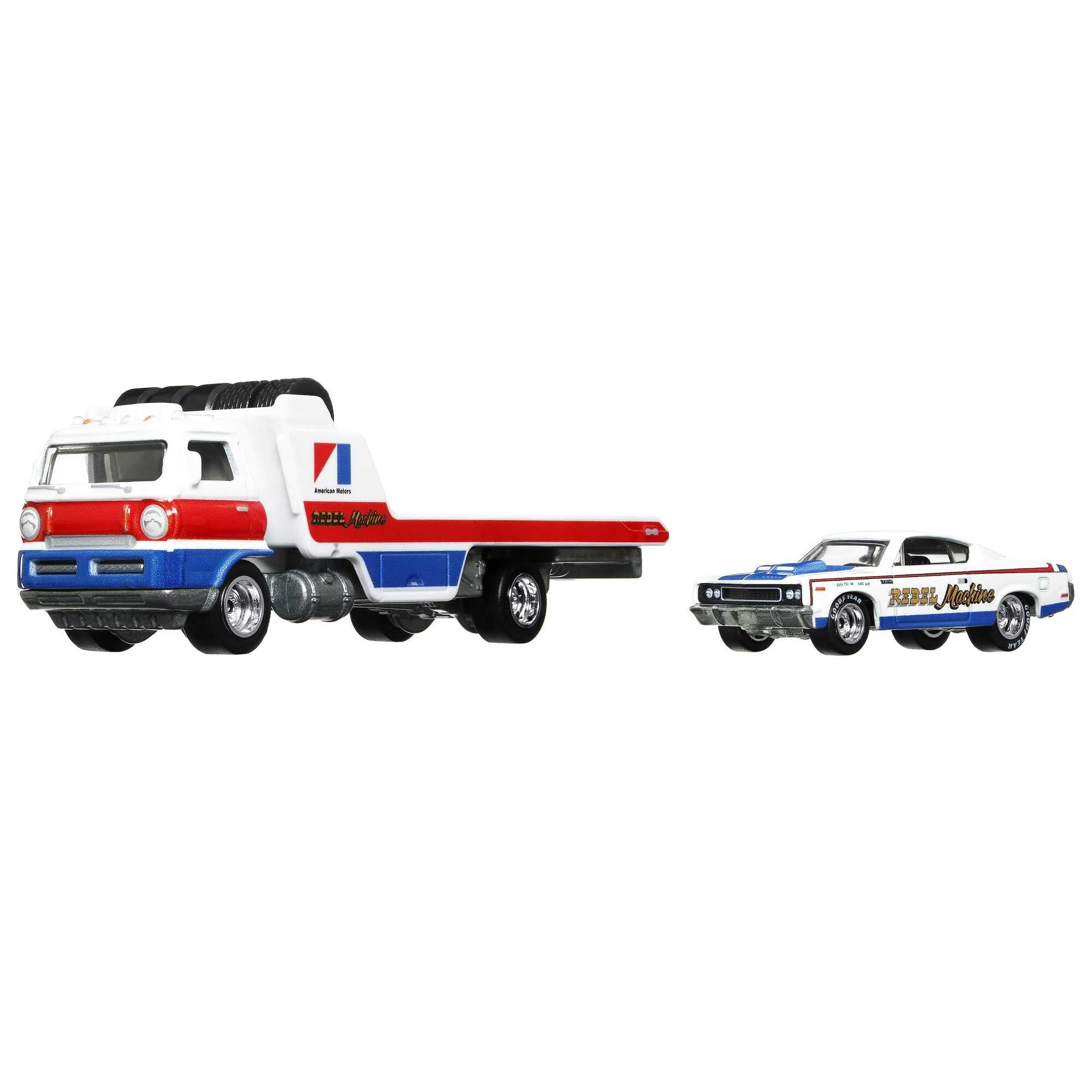Hot Wheels Team Transport Wide Open s '70 AMC Rebel Machine on OnBuy