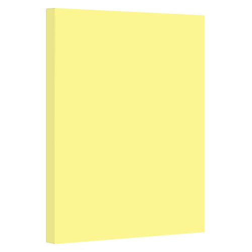 Canary Pastel Color Card Stock Paper 67lb Cover Medium Weight Cardstock ...