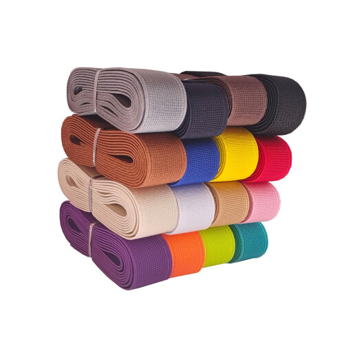 1 Zoll Gummib nder, 32 Yards, 16 Farben, doppelseitig gewebtes Twill ...
