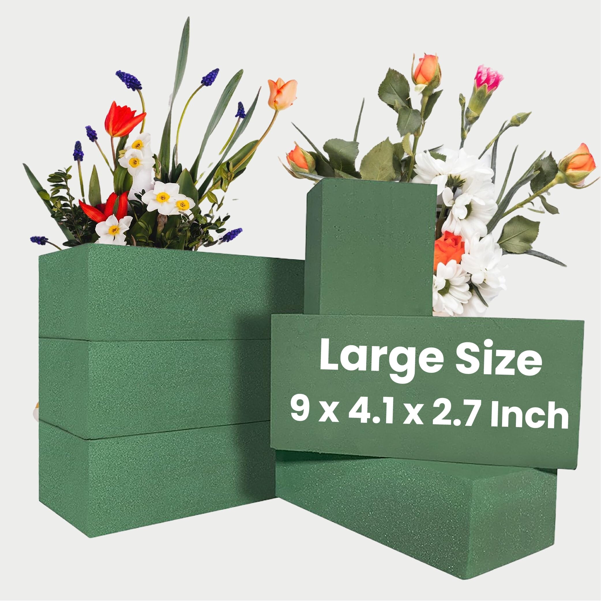 FLORABELS 6 PCS Blocs de mousse florale humide pour fleurs fra ches ...
