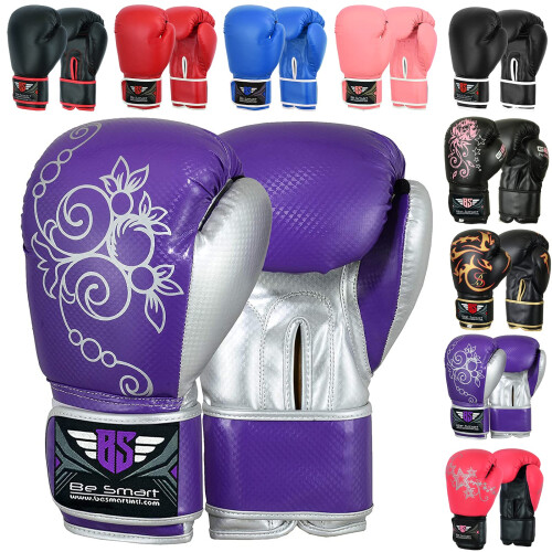 BeSmart Kids Boxing Gloves Junior Mitts 4oz, 6oz Punch Bag Children MMA ...