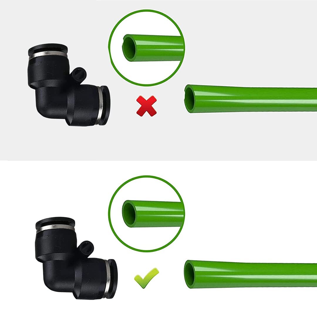 Utah Pneumatic 3/8 push to connect Air Line Fittings air elbow Air Hose ...